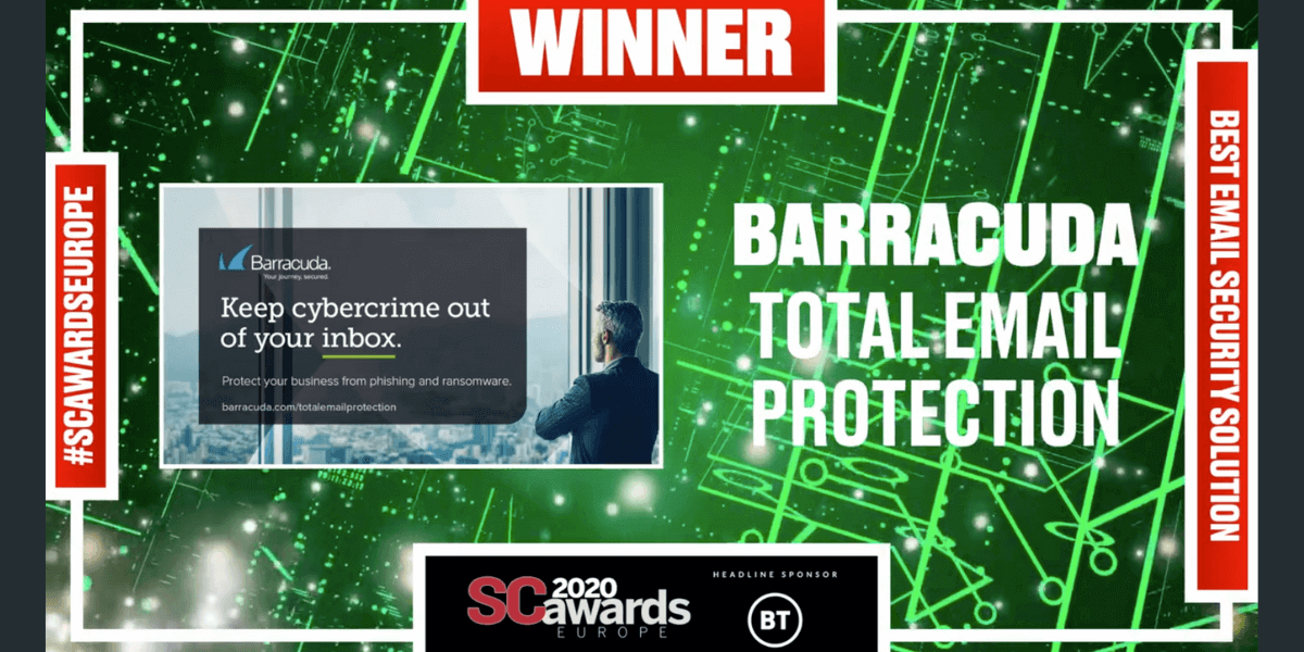 Barracuda wins big for innovative email technology at SC Awards Europe — The Tech Geeks Australia