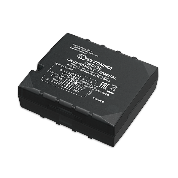Teltonika FMC130 Hard Wired Fleet Management System - High Gain GNSS ...