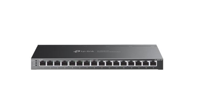 TP-Link SG2016P Omada 16-Port Gigabit Smart Switch with 8-Port PoE+ ...