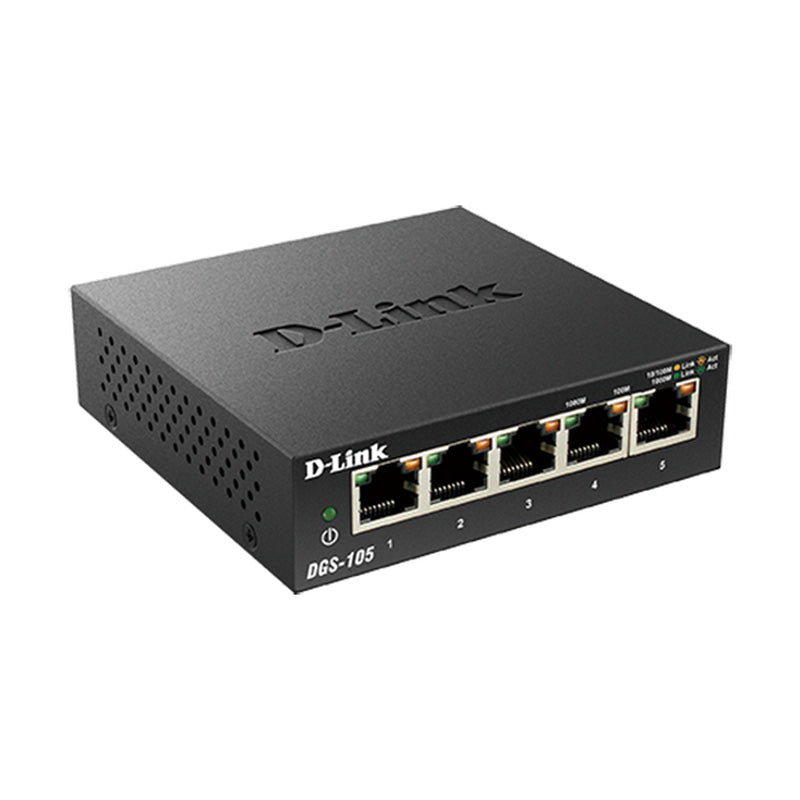 DGS-105 D-Link 5-Port Gigabit Desktop Switch - AU Stock – The Tech ...