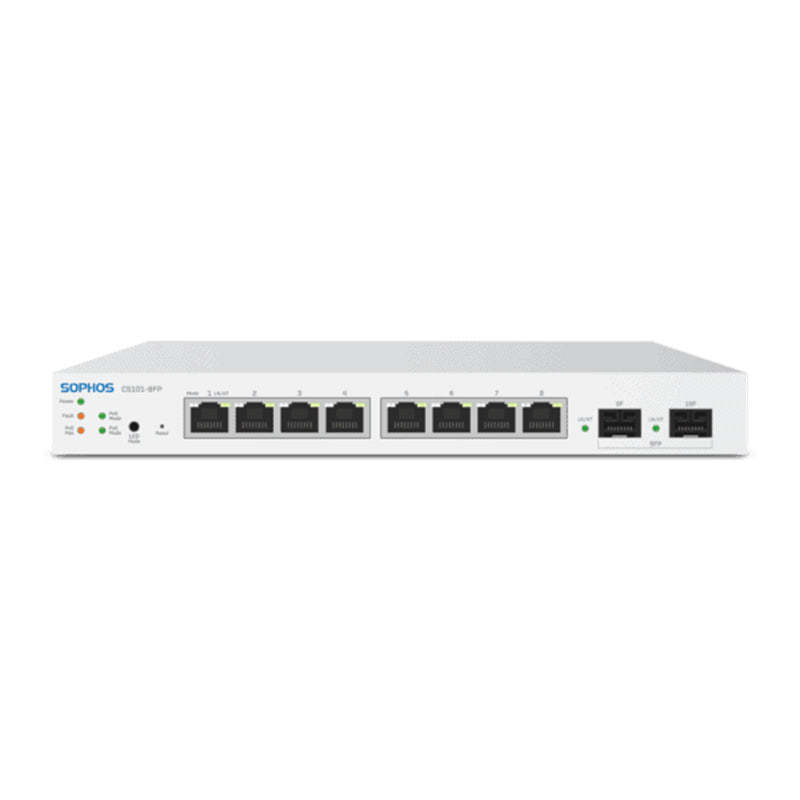CS101-8FP Sophos Switch - 8 Port With Full PoE - Australian Stock — The ...