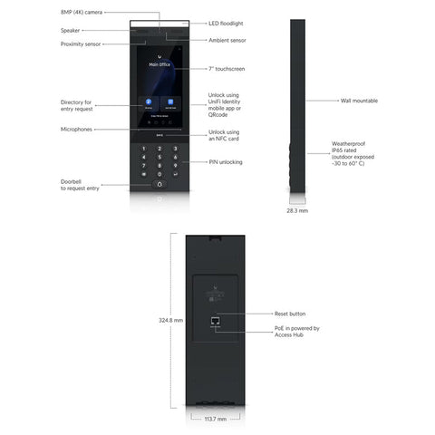 UA-Intercom Ubiquiti UniFi Access Intercom - AU Stock – The Tech Geeks ...
