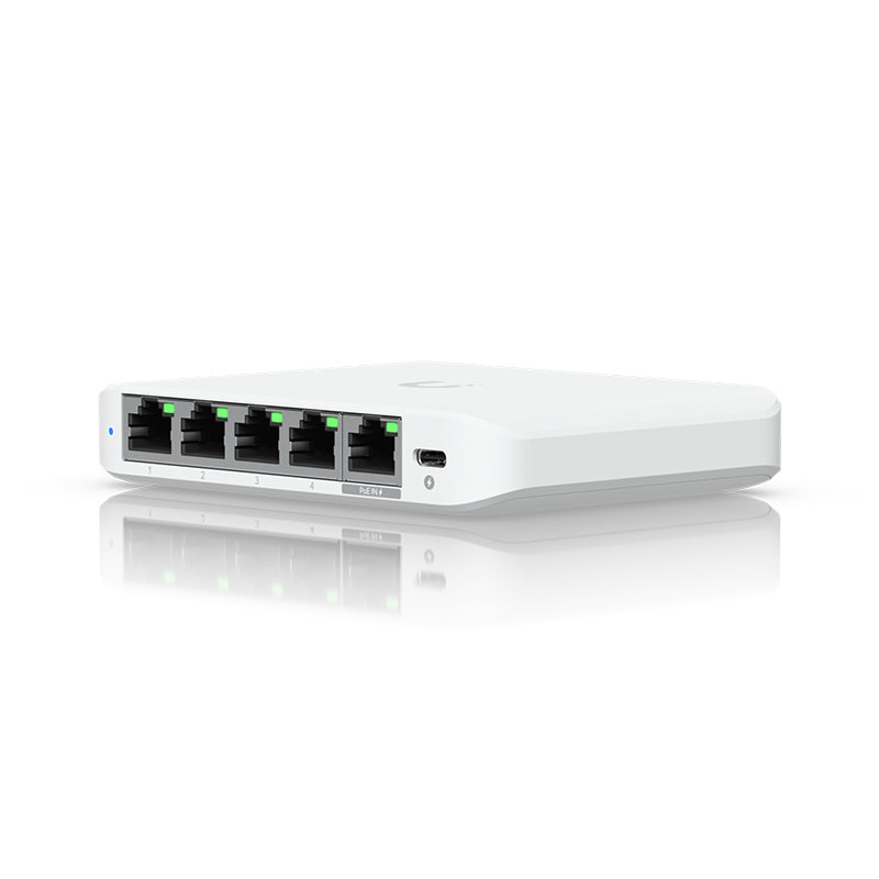 USW-Flex-2.5G-5 Ubiquiti UniFi Switch Flex Mini 5 Port, 2.5GbE Switch ...