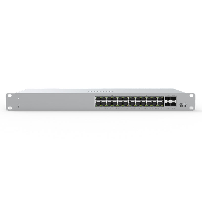 Meraki MS120-24P 1G L2 Cloud Managed 24x GigE 370W PoE Switch ...